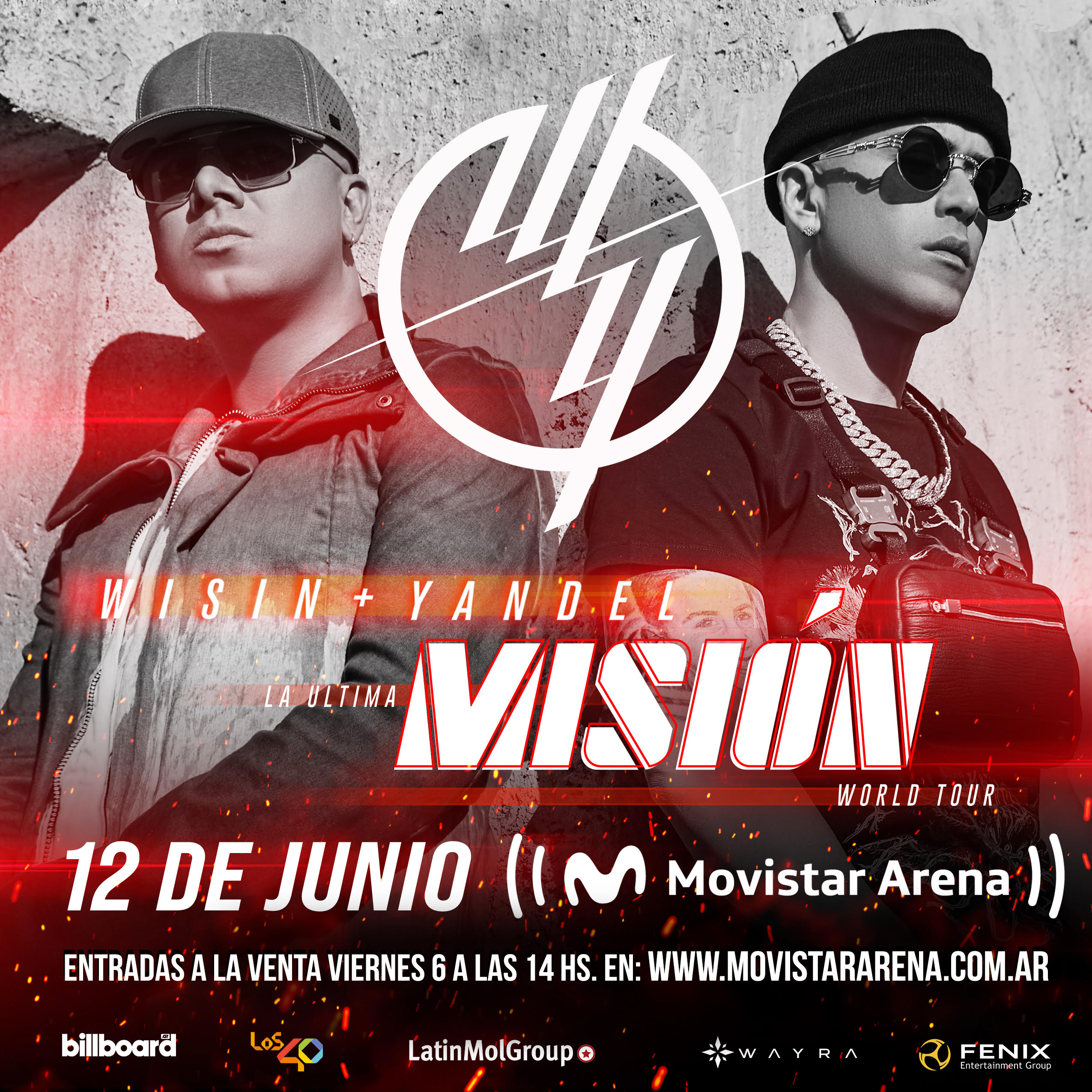 Wisin y Yandel anuncian su último show juntos en Argentina | Billboard ...
